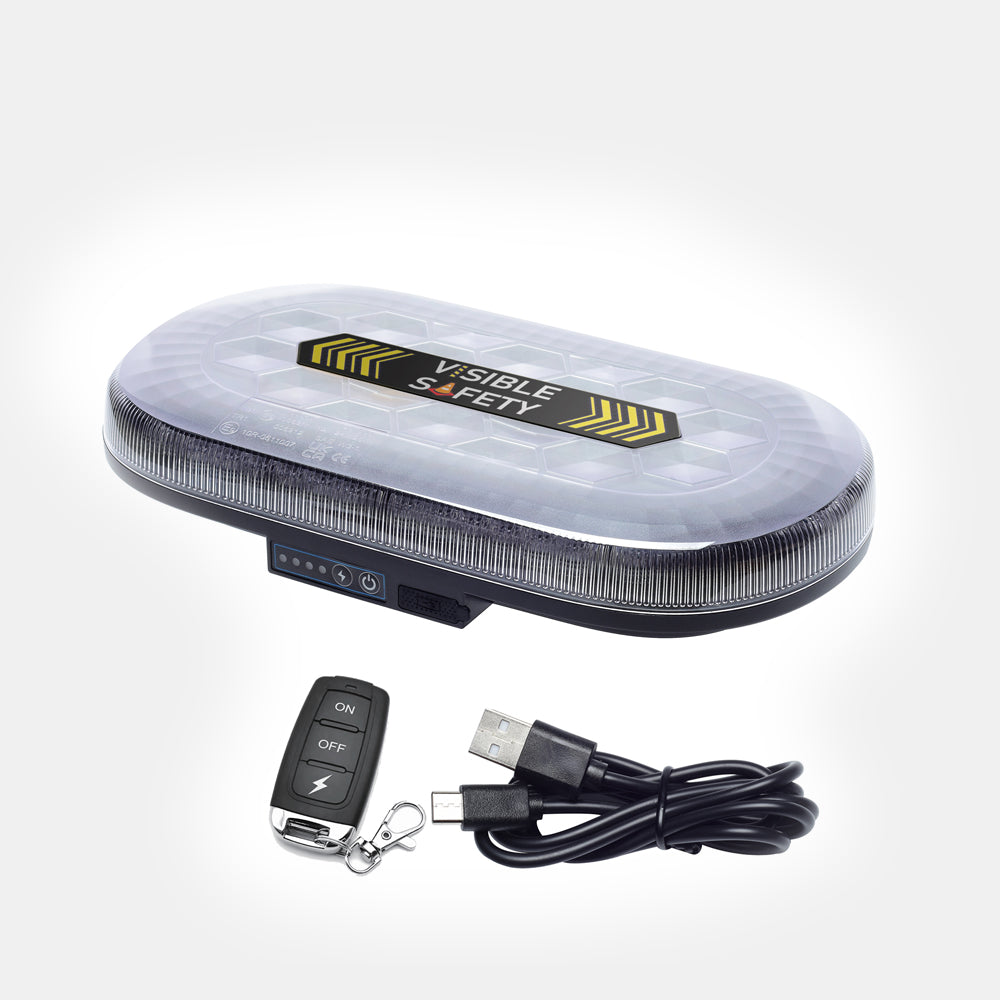 Visible Safety LED Flashing Lights Rotating Amber Beacons Light Bars..